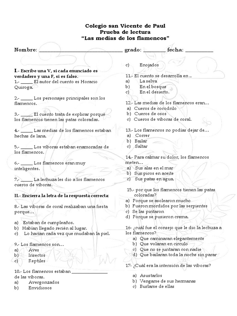 Medias de Los Flamencos | PDF