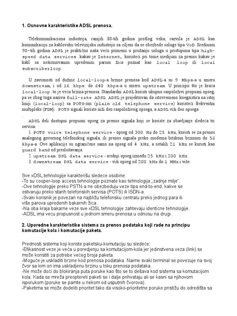 Pitanja I Odgovori (TEORIJA) | PDF