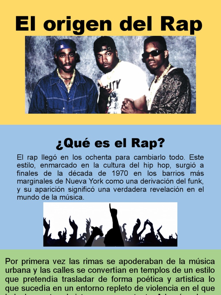 El Origen Del Rap y ¿Qué Es? | PDF | Música hip-hop | Golpecitos