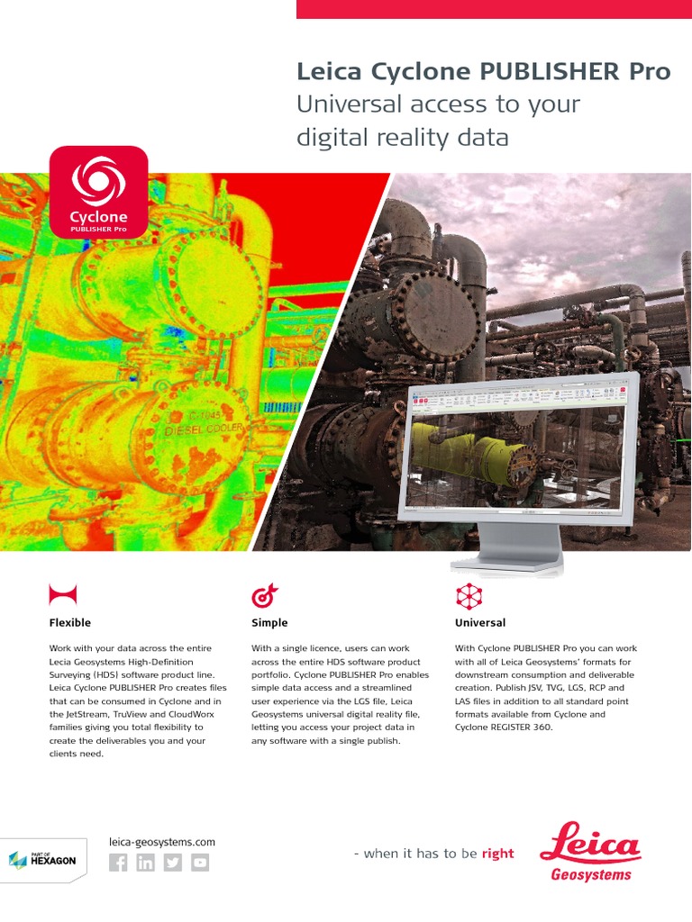 Leica Cyclone PUBLISHER Pro Data Sheet | Download Free PDF | Computing | Digital Technology