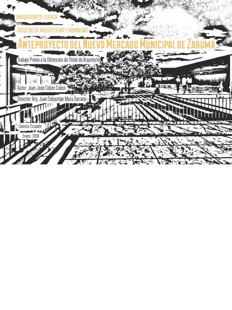 Anteproyecto Del Nuevo Mercado Municipal de Zaruma - Trabajo de Titulación | Descargar gratis ...