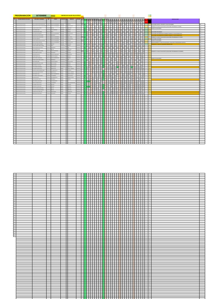 01 Cs Villa Estela - Programacion Setiembre 2022 Ok | PDF | Estado de bienestar | Proyectos