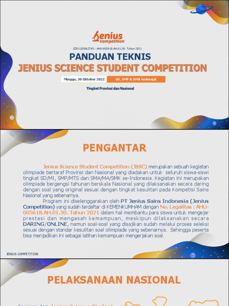 Juknis Jenius - JSSC | PDF