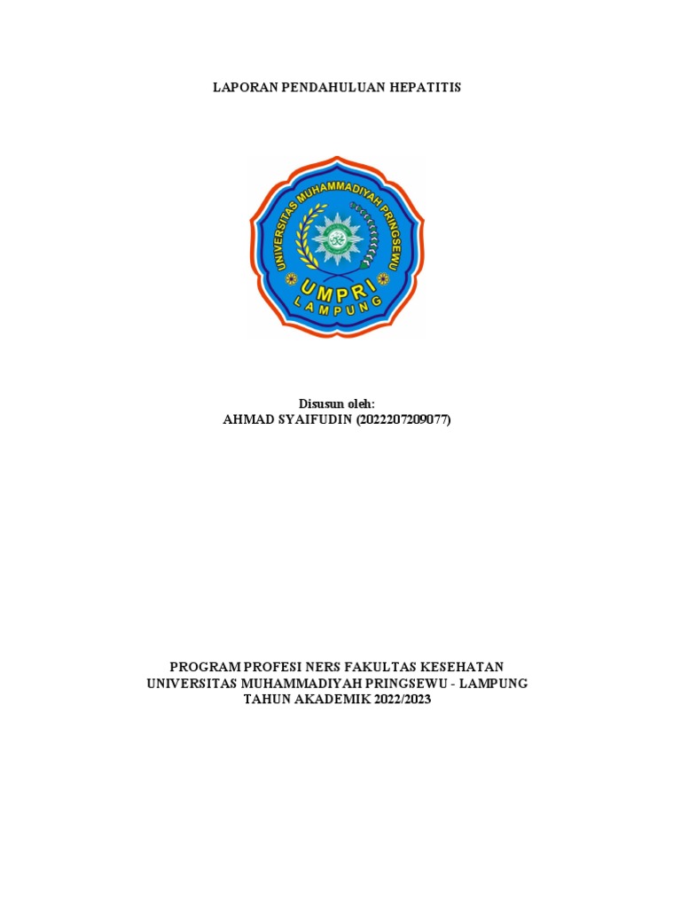 LP Hepatitis Ahmad Syaifudin | PDF