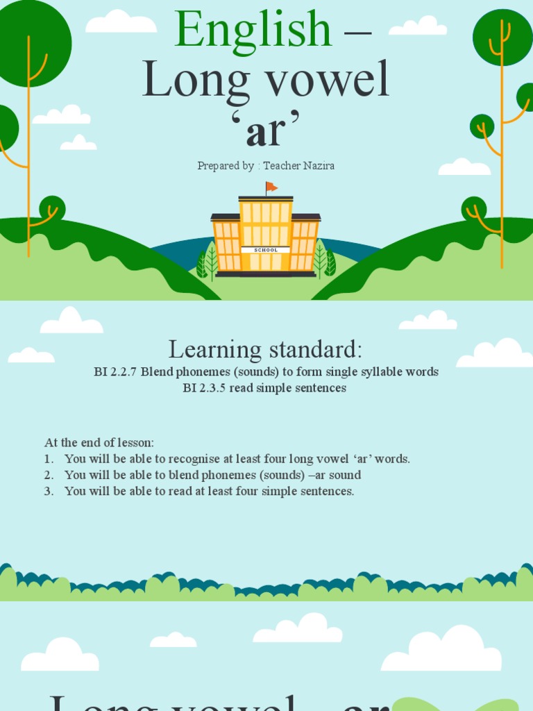 Ar-Long Vowel PDPR | PDF