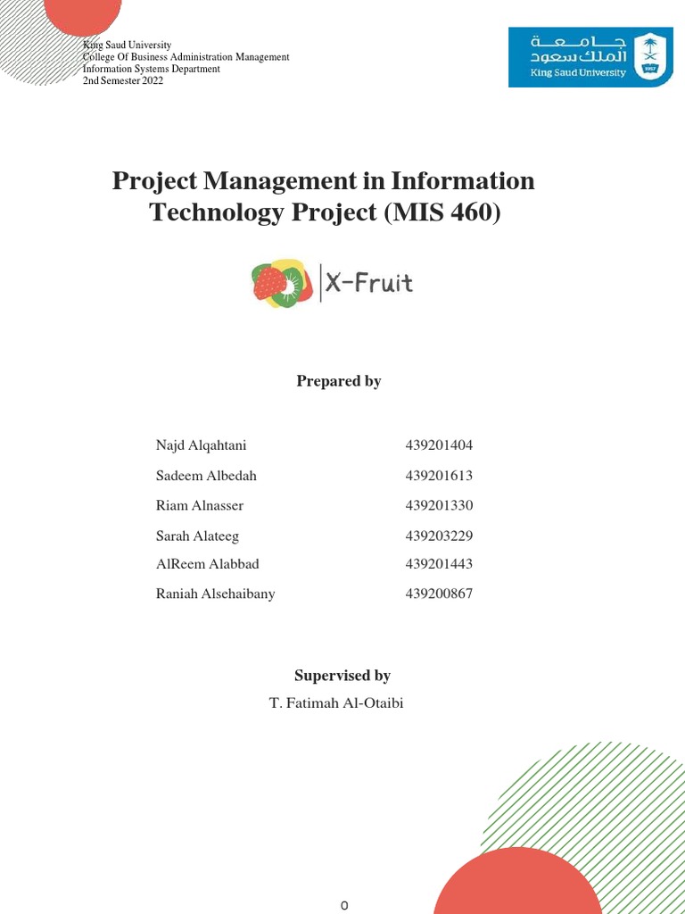 Project Management Project Final Report | PDF | Project Management ...