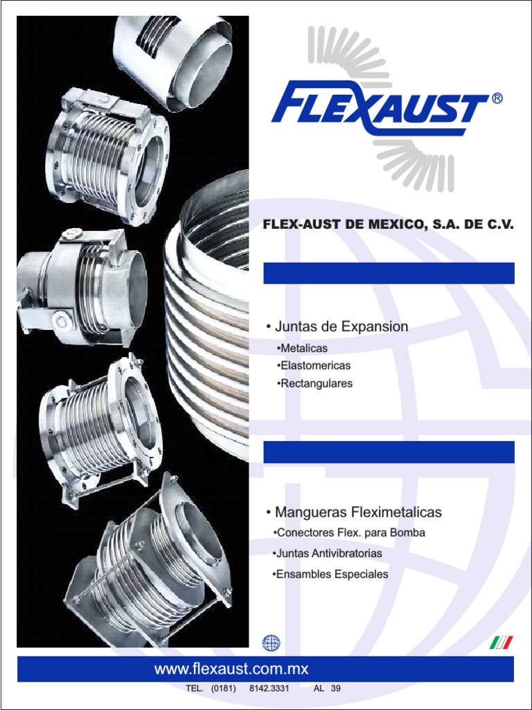 Flexaust Mangueras Metalicas | PDF | Acero | Acero inoxidable