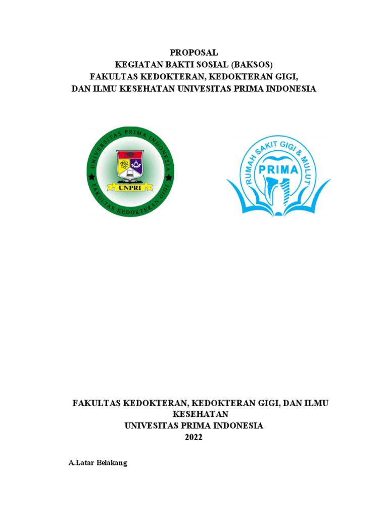Proposal Kegiatan Bakti Sosial | PDF | Pengembangan Diri | Sains & Matematika
