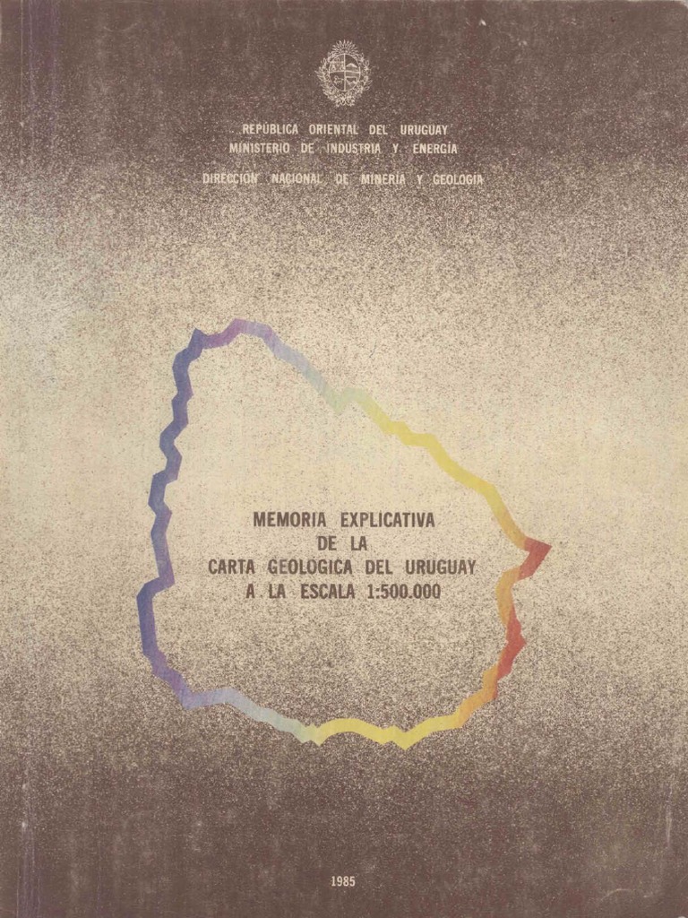 Memoria Explicativa de La Carta Geologic | PDF | Escala de tiempo geológico | Uruguay