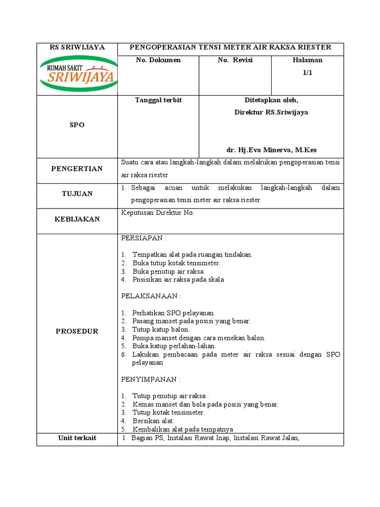 Panduan Tensi Meter Air Raksa | PDF