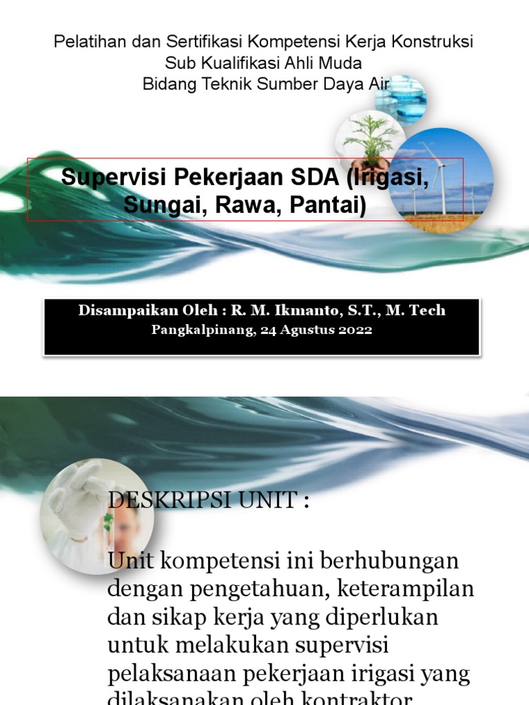 05 - Supervisi Pekerjaan SDA | PDF