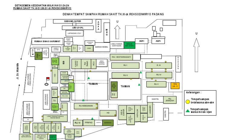 Denah Titik Sampah Outdoor | PDF