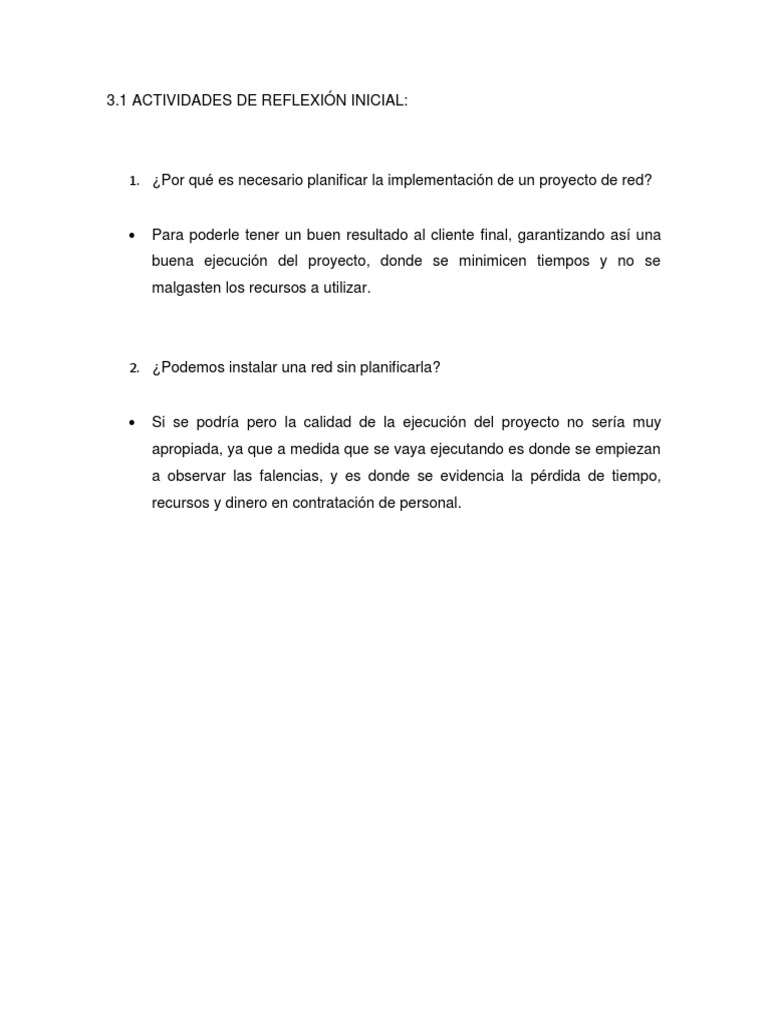 Actividad de Reflexion | PDF