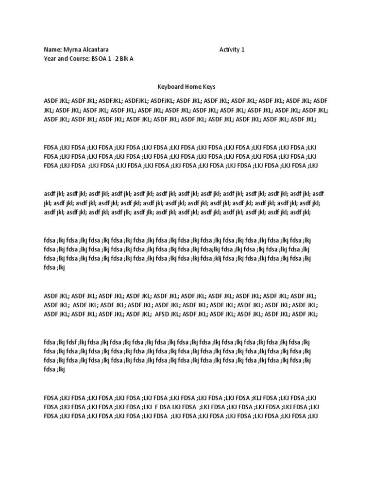 Key Boarding (Home Key) | PDF | Personal Computing | Printing