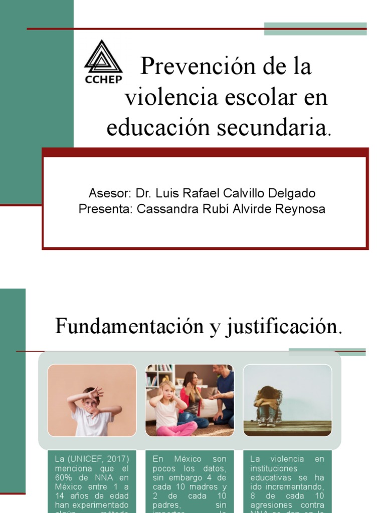 Prevención De La Violencia Escolar Pdf Violencia Agresión