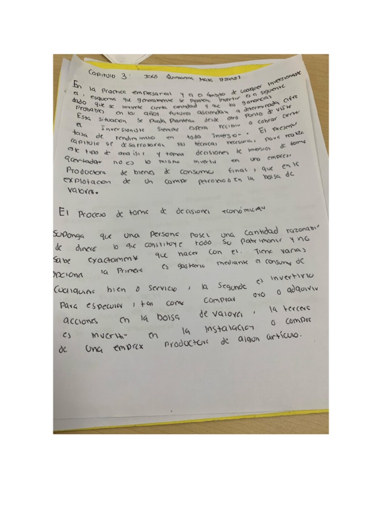 Resumen Capitulo 3 | PDF