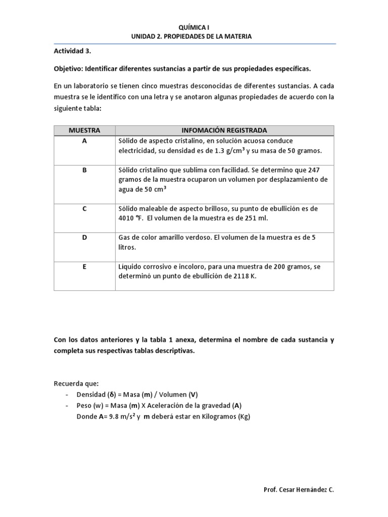 U-2 Act Clase Propiedades | PDF | Densidad | Celsius