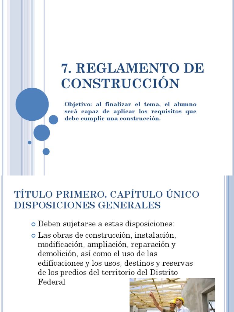 Reglamento de Construcción | PDF | Ciudad de México | México