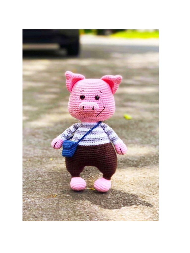 Kenny The Crochet Pig Amigurumi Free Pattern | PDF | Amigurumi | Crochet
