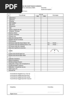 Format Cheklist Pemeriksaan Kendaraan Operasional Perusahaan | PDF