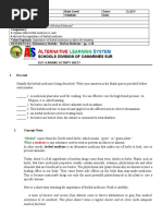 LS5 Worksheets-JHS (Filipino Identity) | PDF | Human Communication | Cognition
