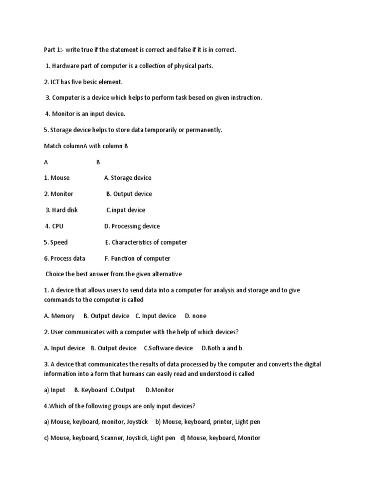 Ict Final g6 | PDF | Computers