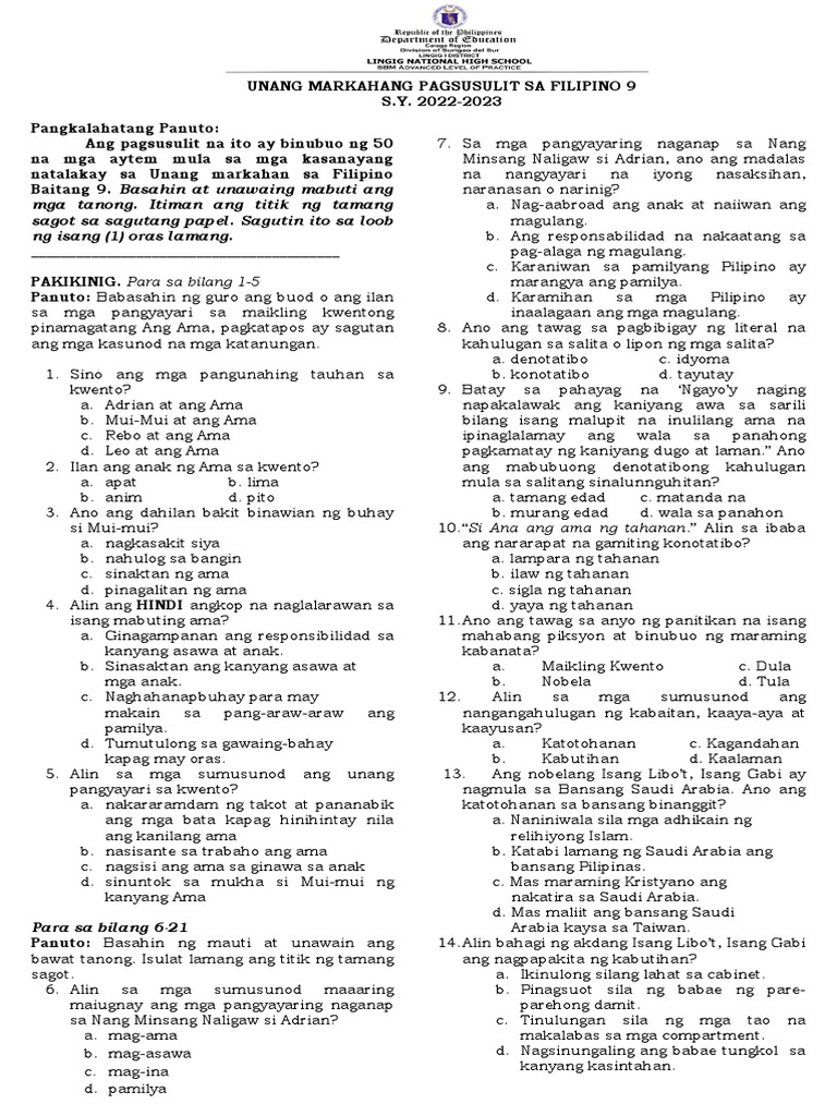 Edited Final 9 Exam | PDF