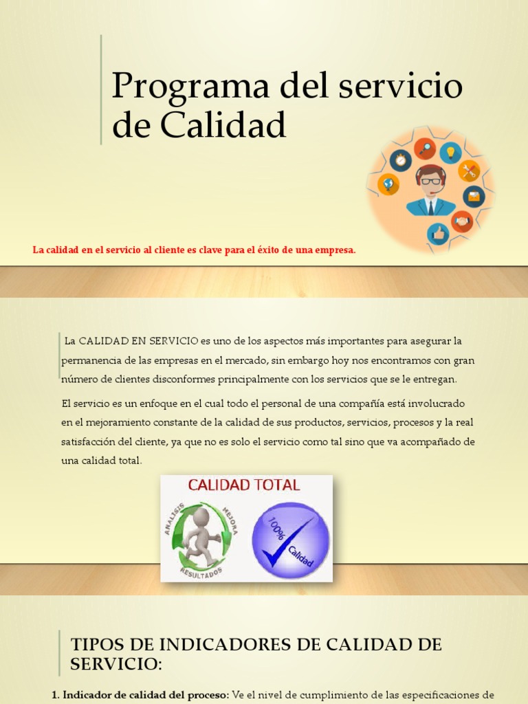 Servicio de Calidad | PDF | Calidad (comercial) | Cliente