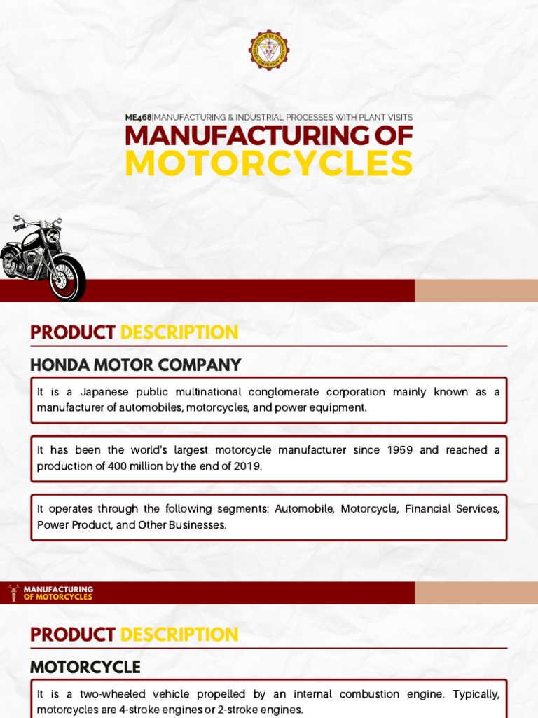 Motorcycle PowerPoint | PDF | Motorcycle | Engines
