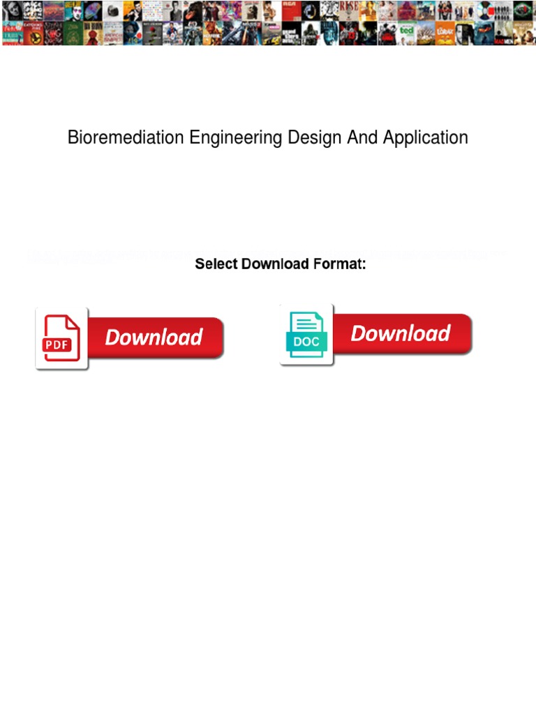 Bioremediation Engineering Design and Application | PDF | Environmental ...