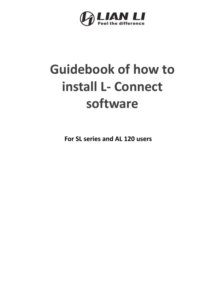 L-Connect 2 Installation Guide | PDF | Usb | Software Development