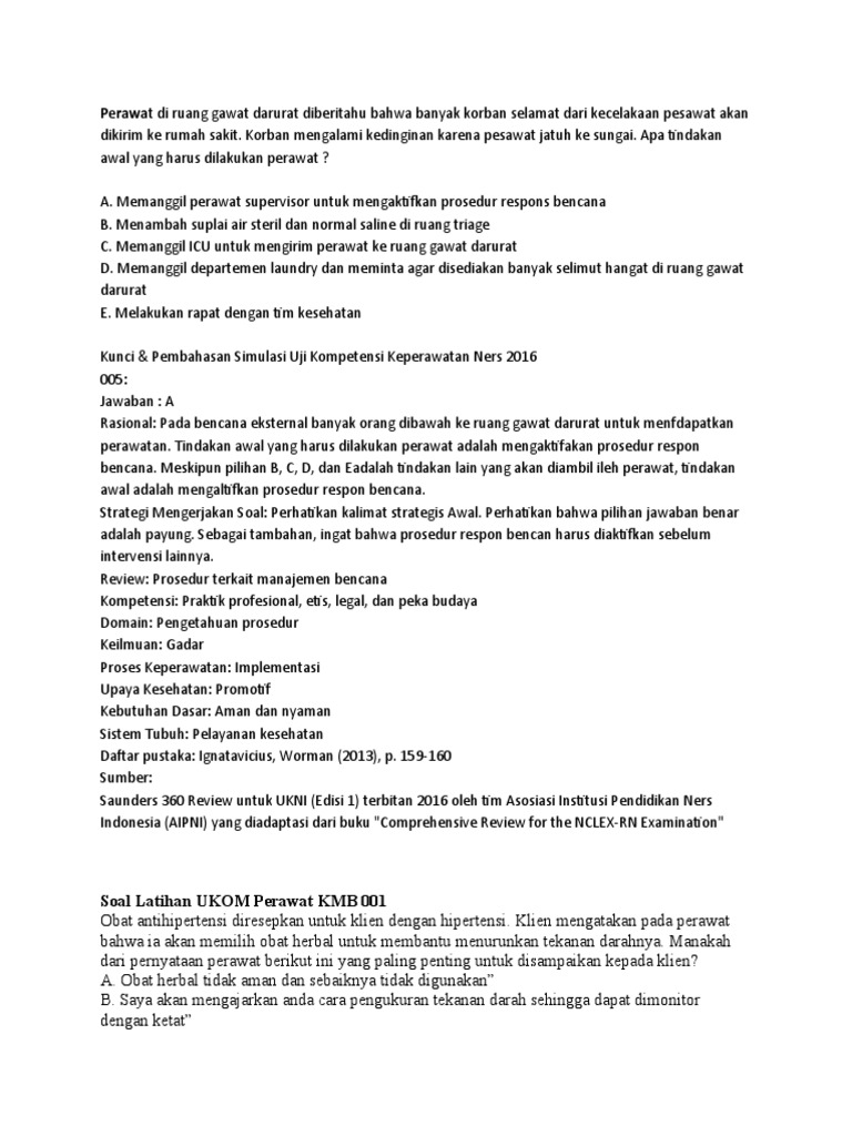 Soal Ukom Gadar | PDF