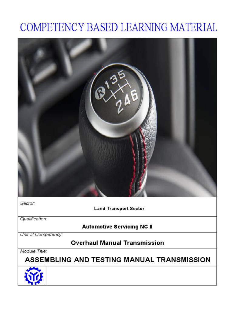 Assembling and Testing Manual Transmission | PDF | Manual Transmission ...