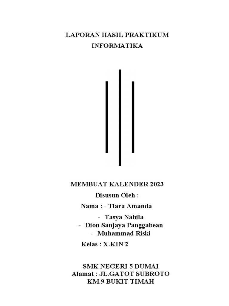 Laporan Informatika | PDF