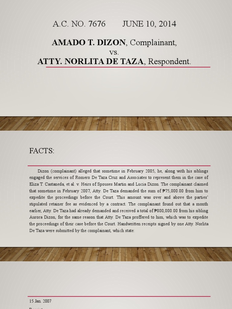 Dizon V de Taza | PDF | Common Law | Justice