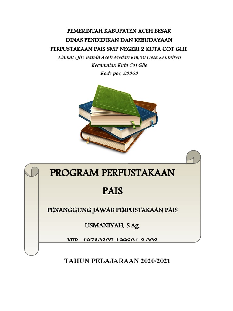 Program Kerja Perpus 2018 | PDF