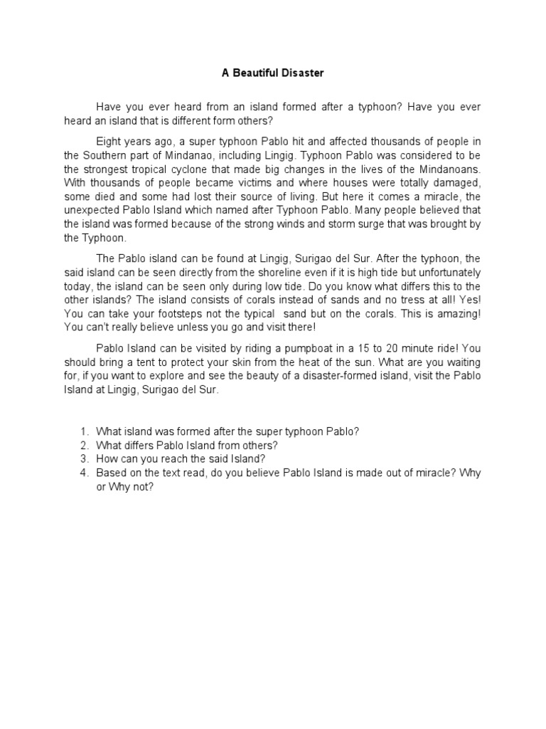 A Beautiful Disaster | PDF