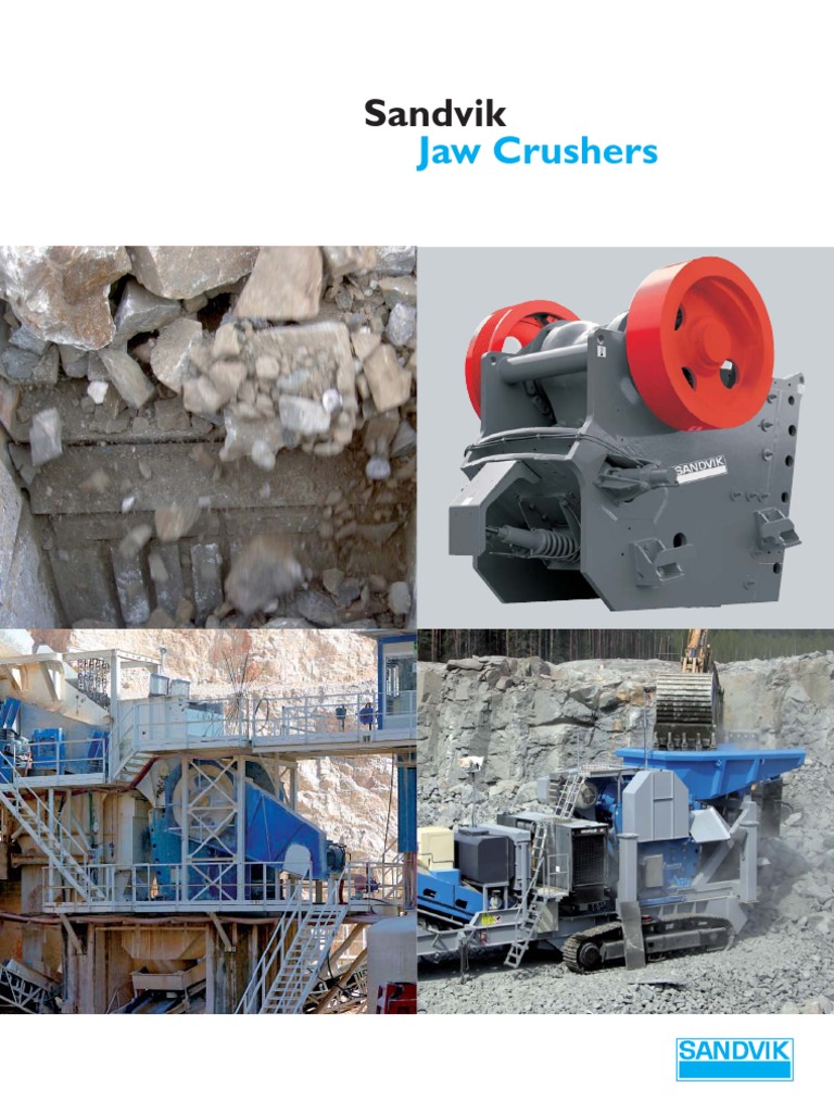 5 - Sandvik Jaw Crushers - EN | PDF | Bearing (Mechanical) | Mechanical ...