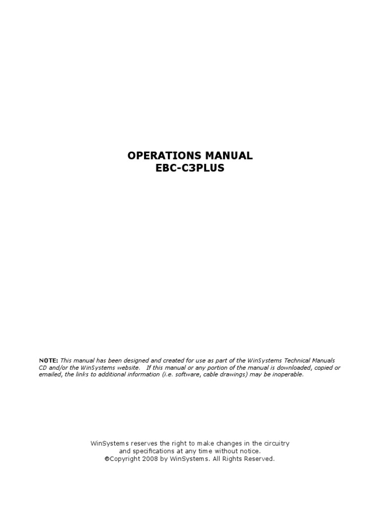 LPT SBC-EBC-C3plus-Product Manual | PDF | Personal Computers | Central Processing Unit