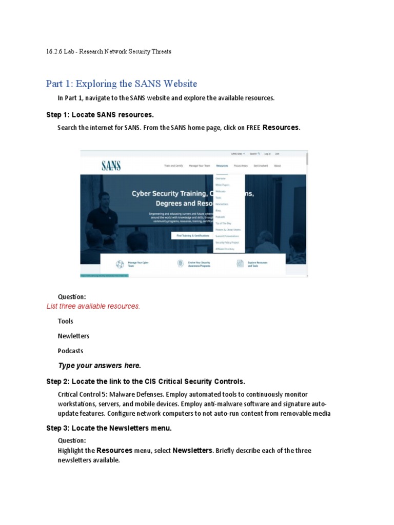 NWC204 | PDF | Denial Of Service Attack | Security