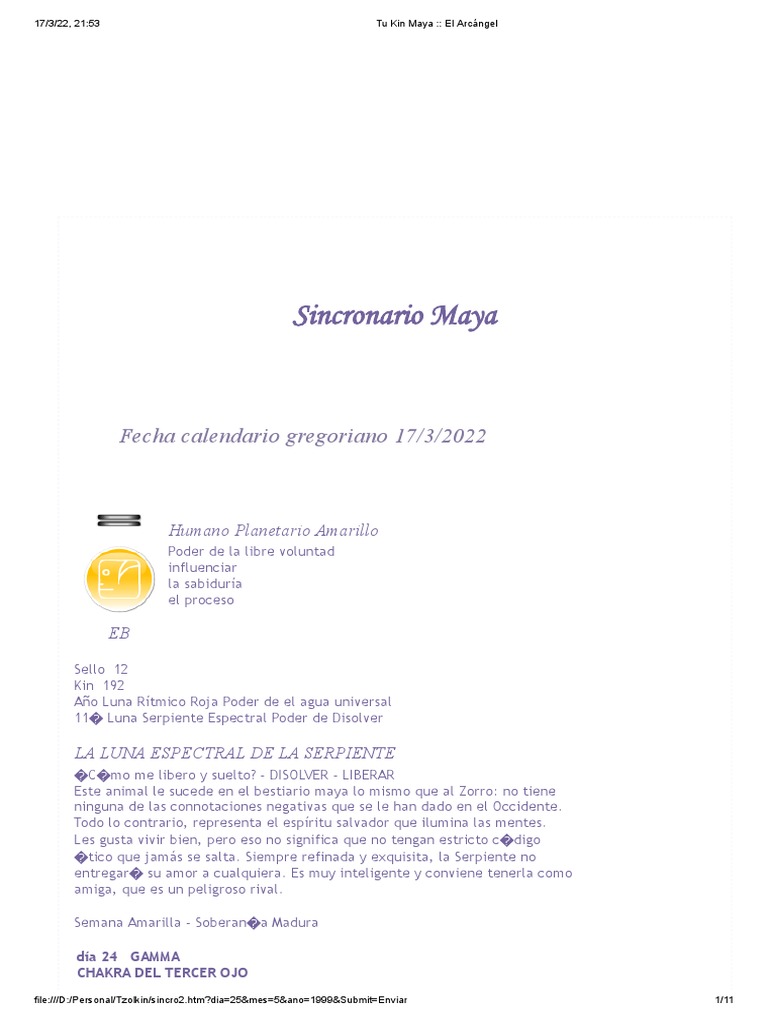 Kin Maya | PDF | Amor