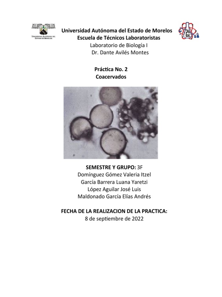 Coacervados | PDF | Biología Celular) | Biología