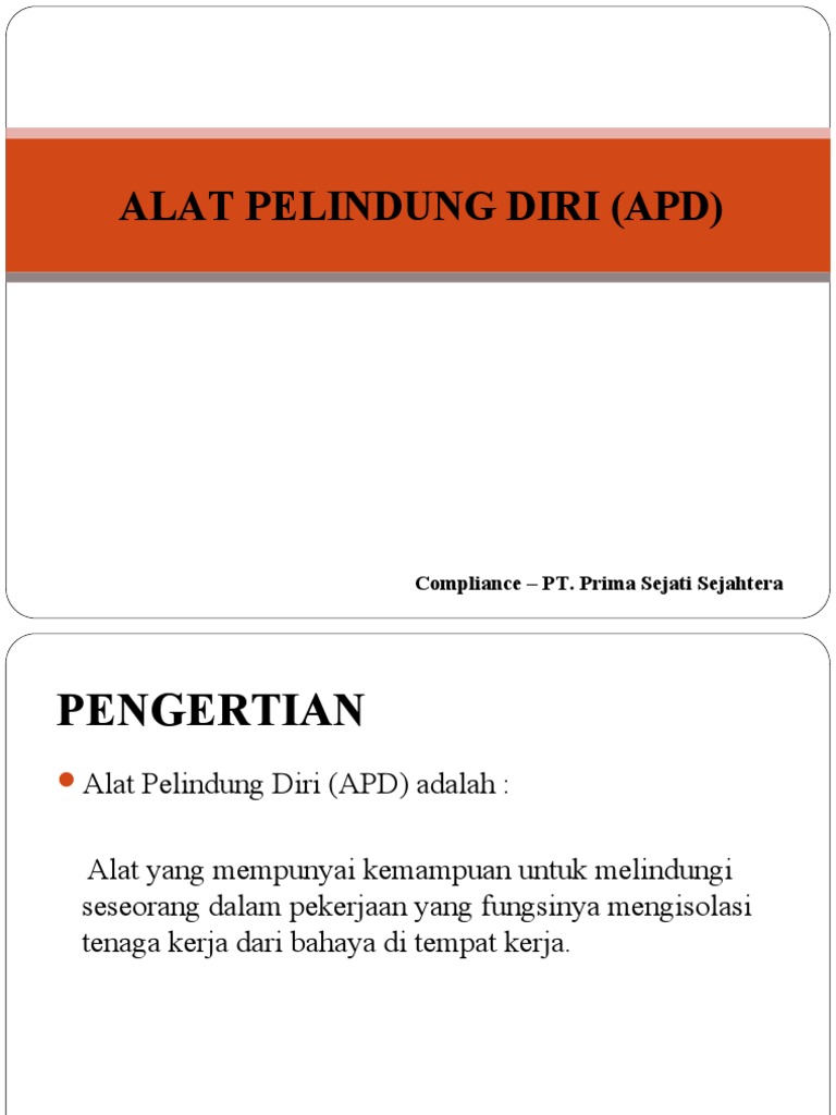 Panduan Lengkap Alat Pelindung Diri | PDF