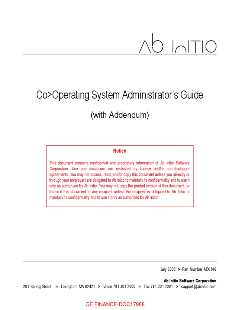 Co - Operating System Administrator Guide | PDF | Computer File | Parallel Computing