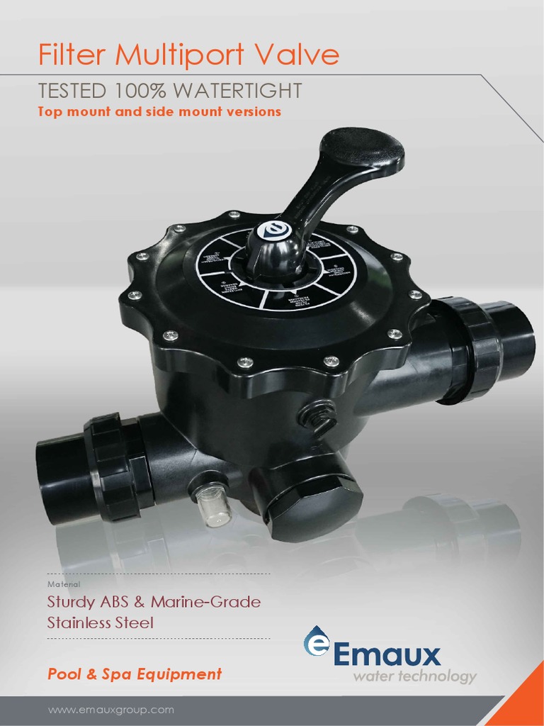 Multiport Valve Brochures SinglePage en | PDF | Valve | Filtration