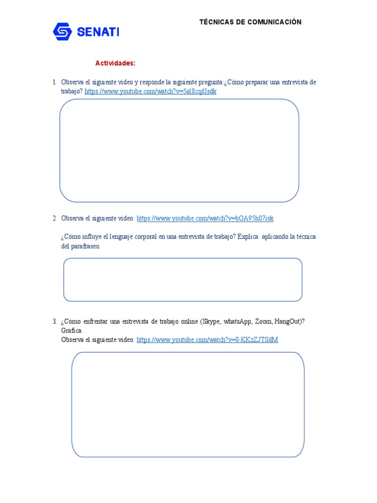 La Entrevista - Actividad | PDF