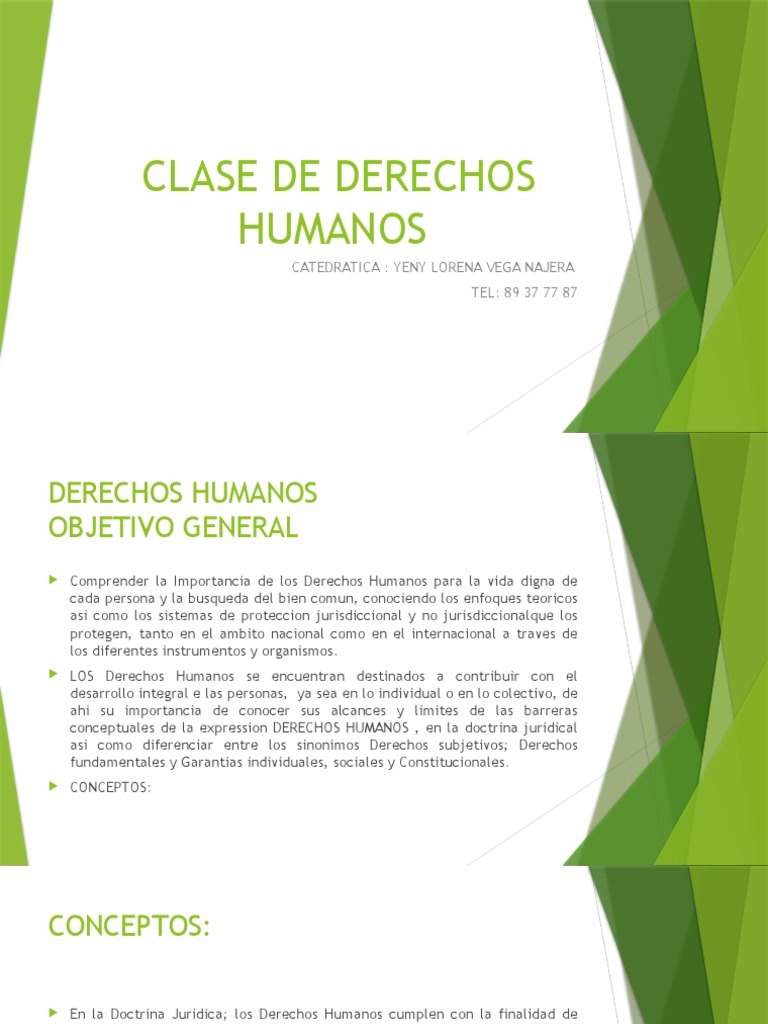 Importancia y Conceptos de Derechos Humanos | PDF | Derechos humanos ...