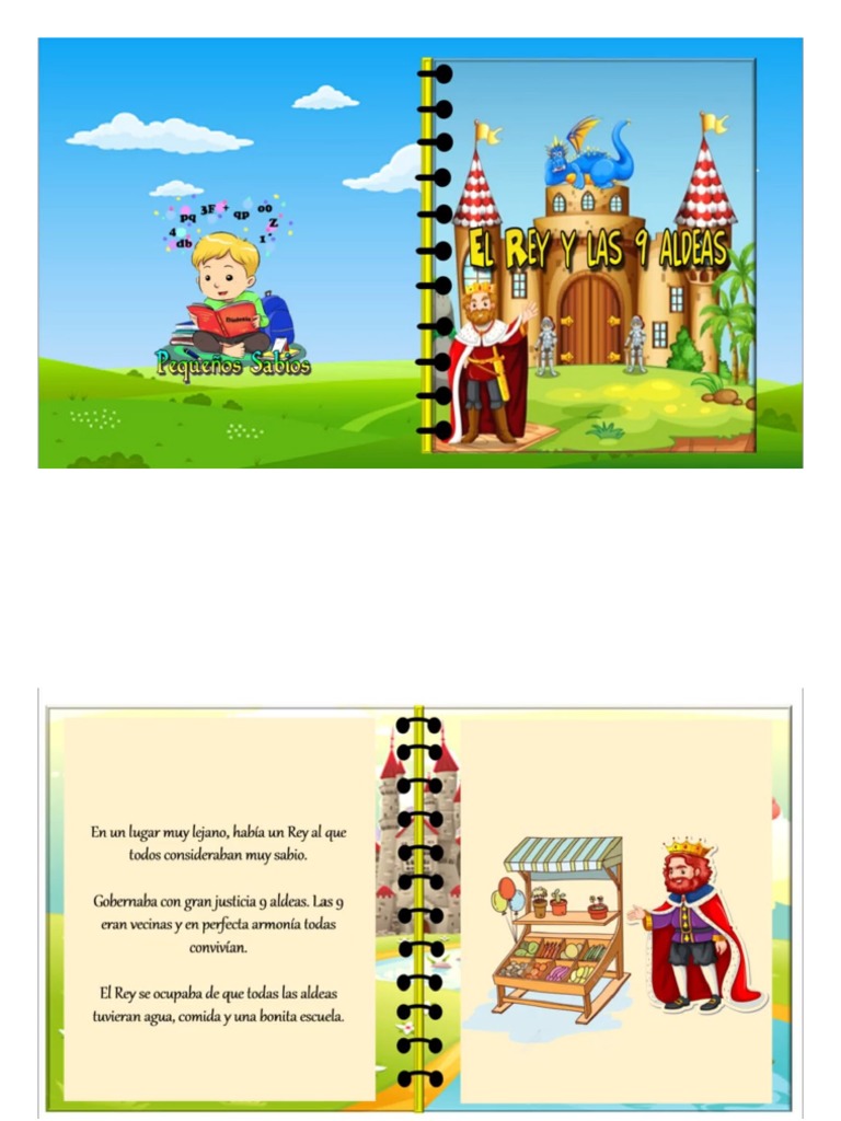 Cuento El Rey y Las 9 Aldeas | PDF