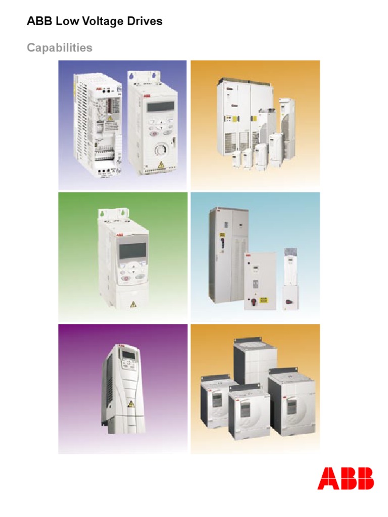 ABB Low Voltage Drives Capabilities | PDF | Alternating Current ...