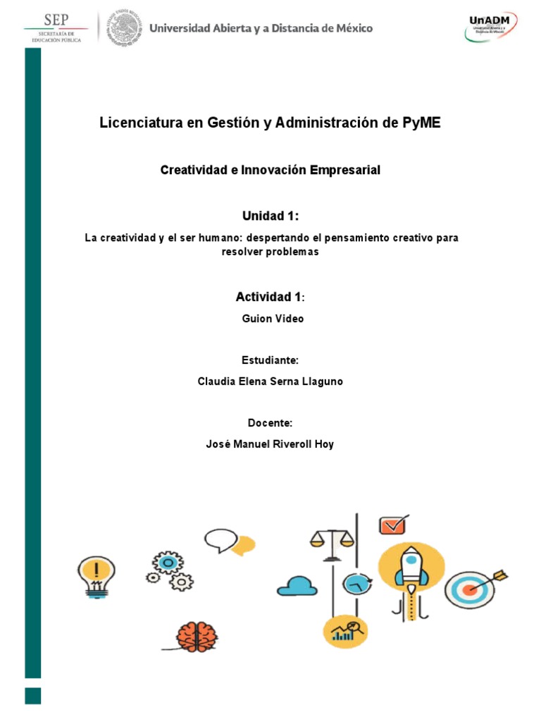 Gcie U1 A1 CLSLL | PDF | Creatividad | Pensamiento